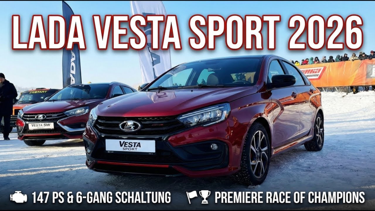 2026 LADA Vesta Sport: Limousine & SW Sport erstmals gezeigt