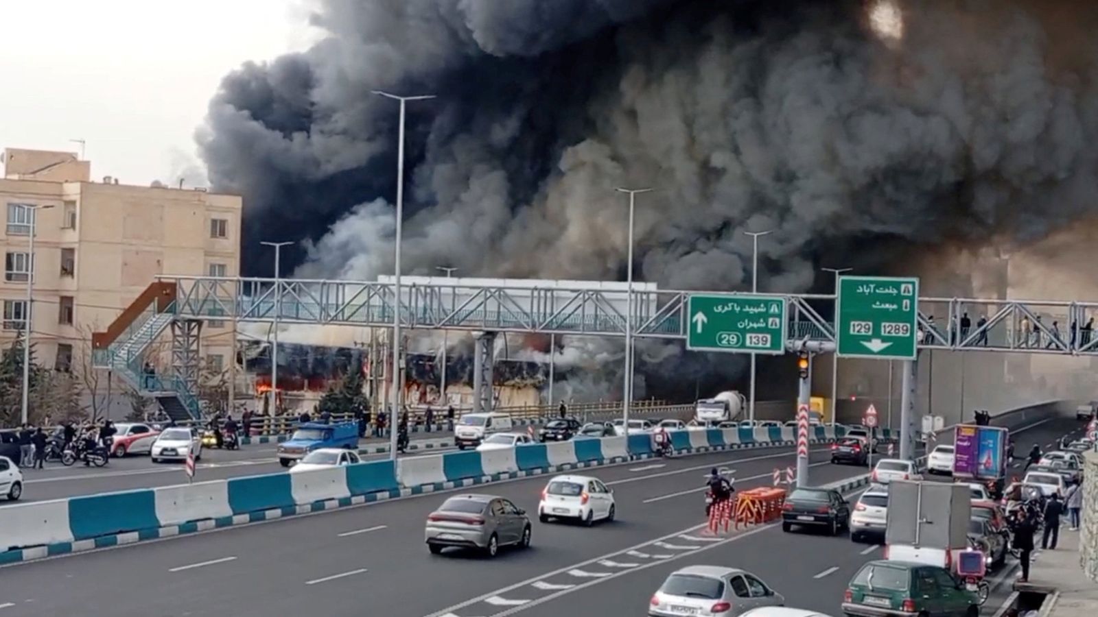 Major fire in Iran's capital