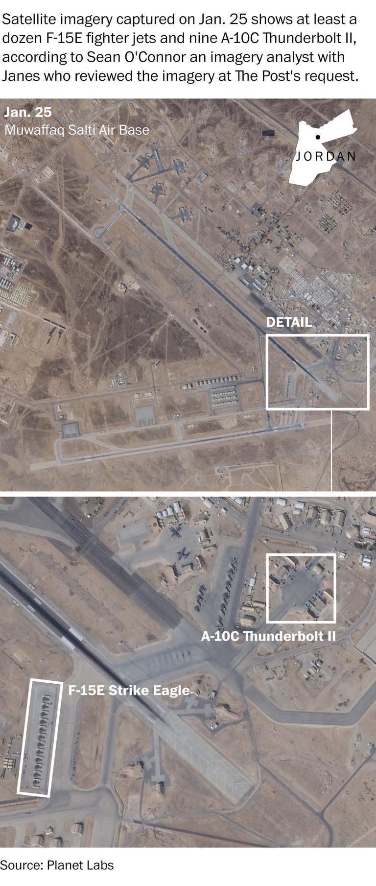 Satellite imagery shows where the US military is positioned near Iran