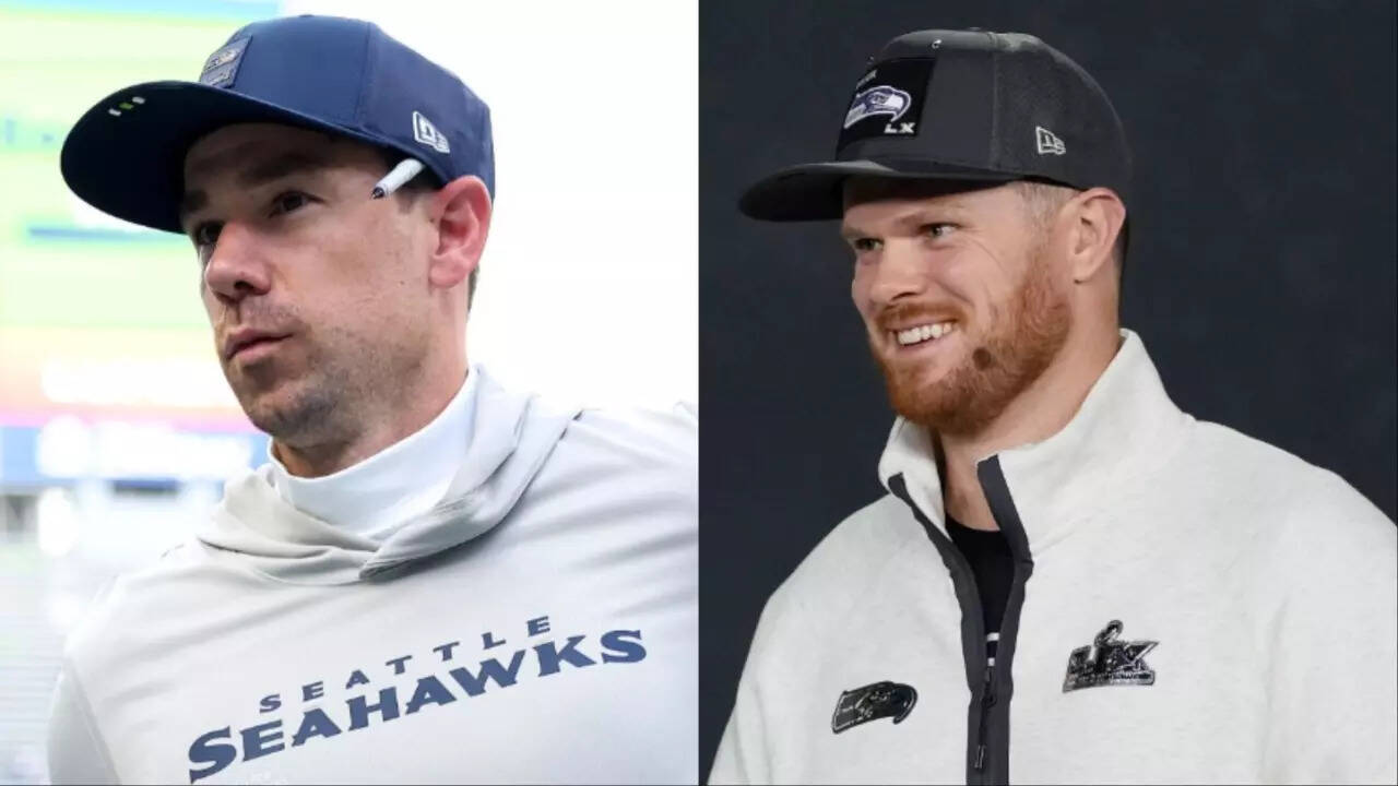 Sam Darnold admires Seattle Seahawks offensive coordinator Klint Kubiak ...
