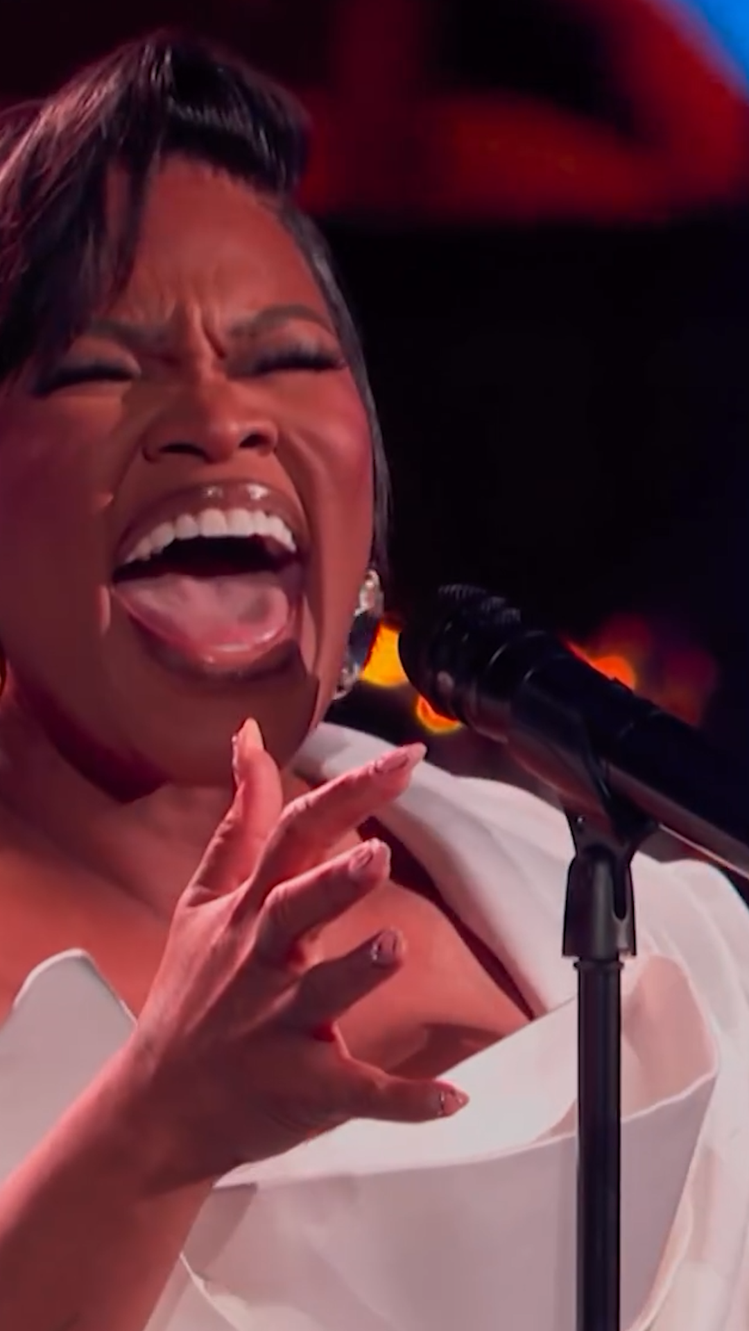 Tasha Cobbs Leonard delivers a spiritual moment at the 2026 Grammys