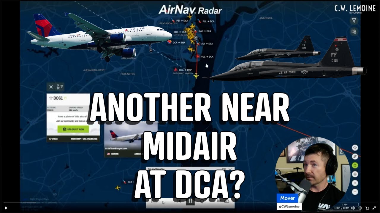 Revisiting - Another close call at DCA? T-38A vs Delta Airbus 319