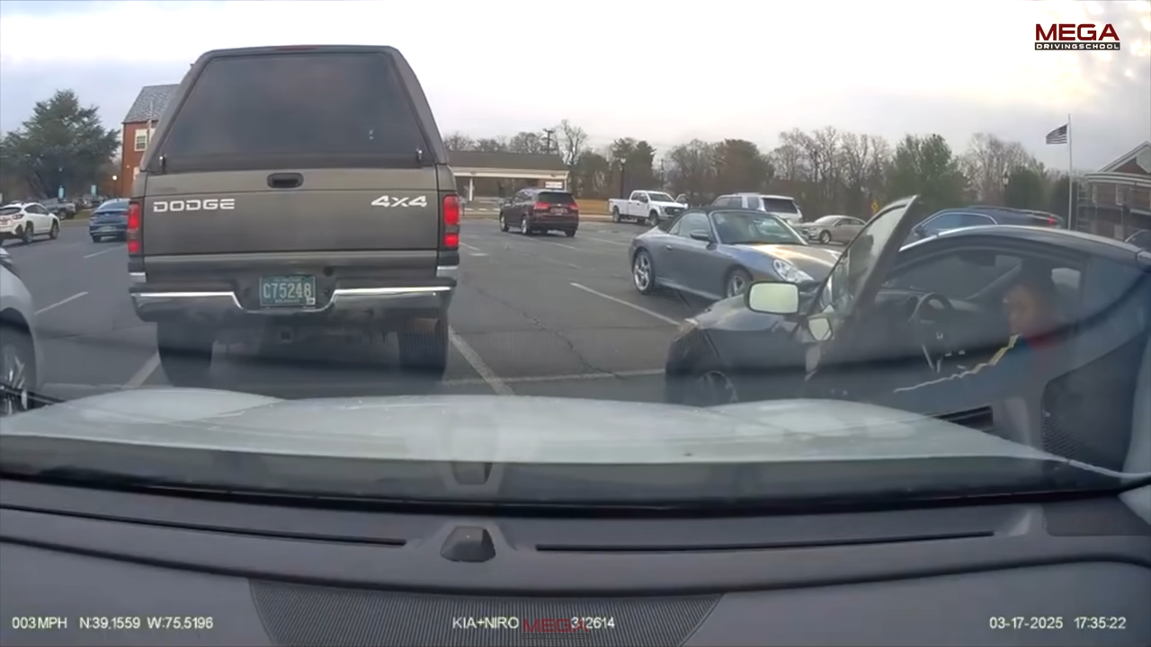 What happens when you don’t check your blind spot… and the door becomes ...