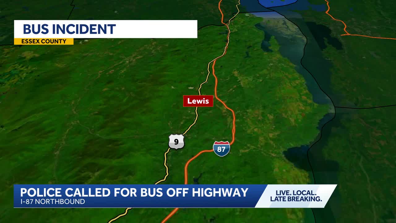 New York State Police respond to crash involving Adirondack Trailways ...