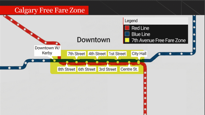 City committee endorses ending Calgary Transit’s downtown free fare zone