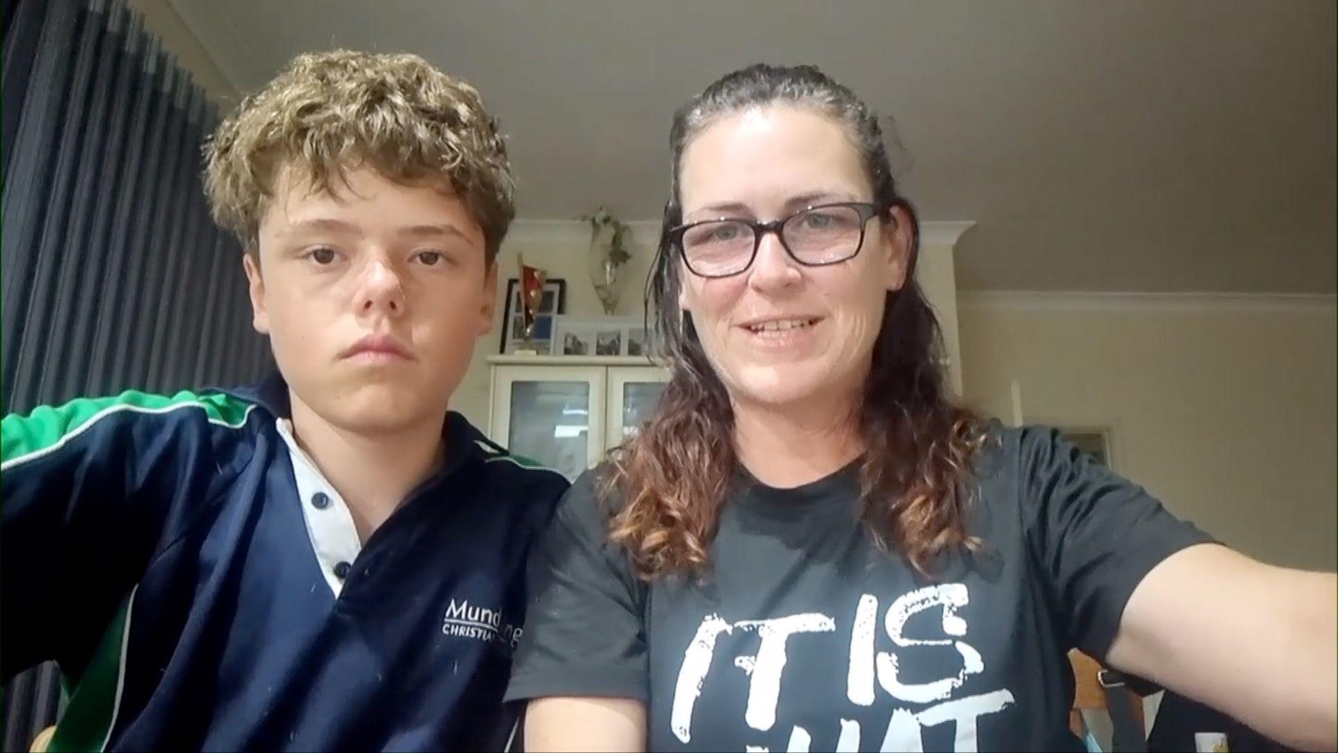 'I don't think I am a hero': Boy, 13, describes 'superhuman' swim to ...