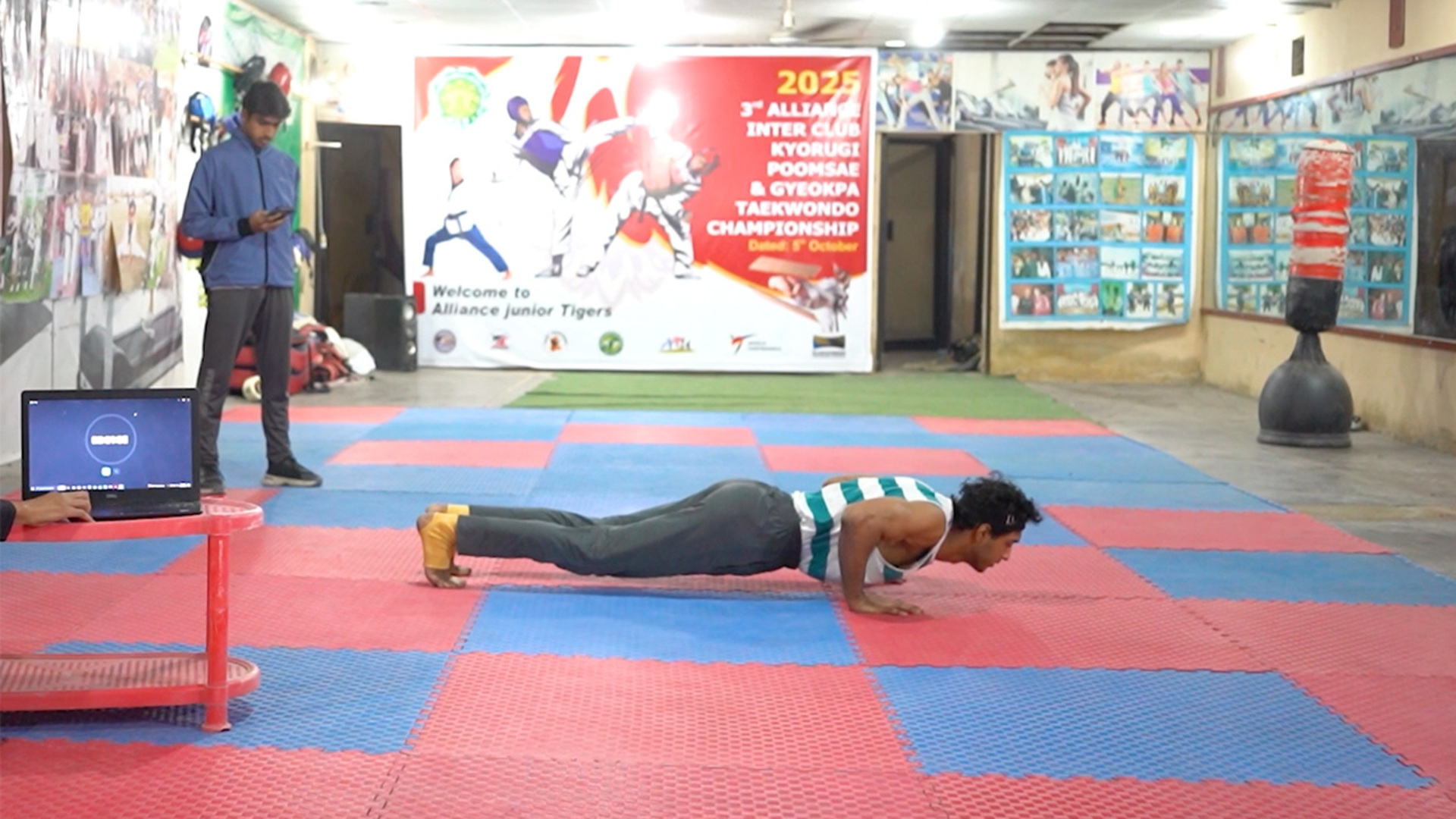 Most 180 push ups in one minute (male) 26 by Wajahat Yar Khan