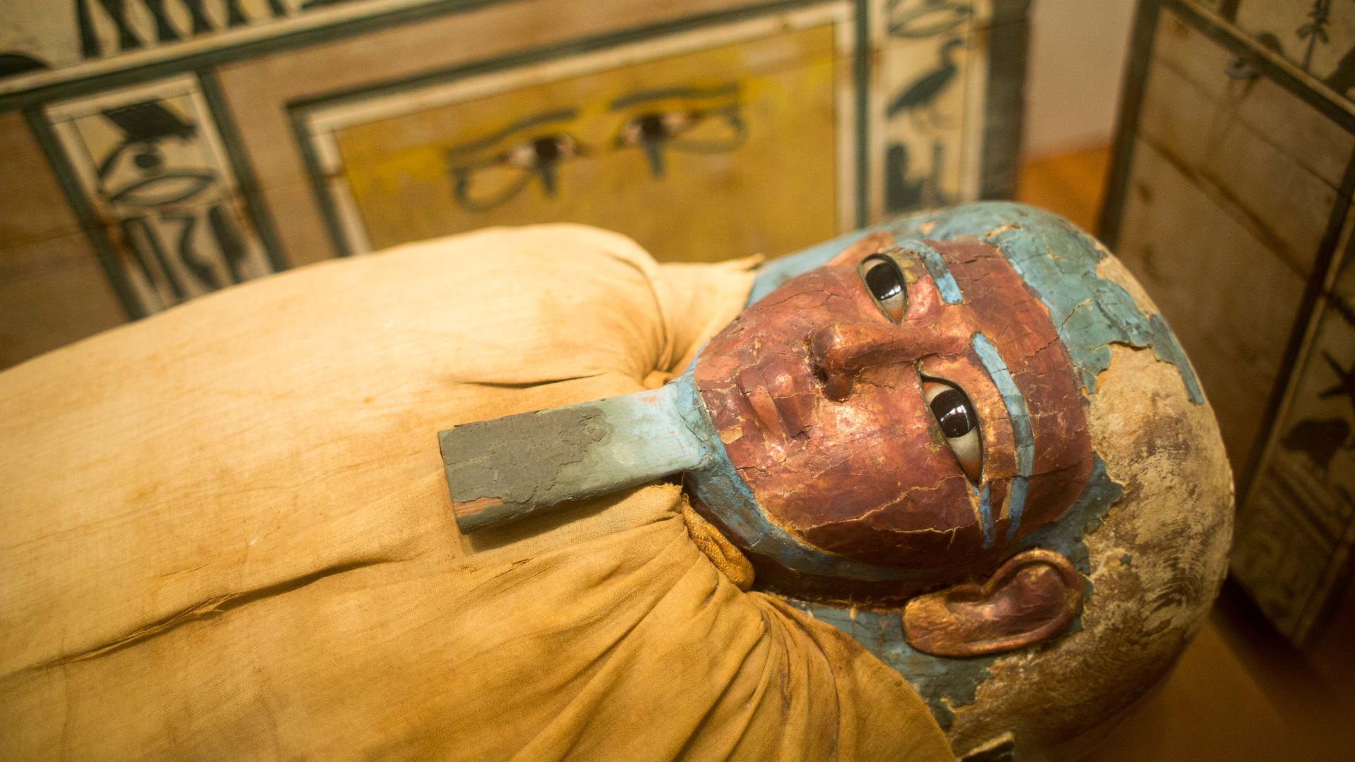 When unwrapping a mummy from ancient Egypt, they found a book that was ...