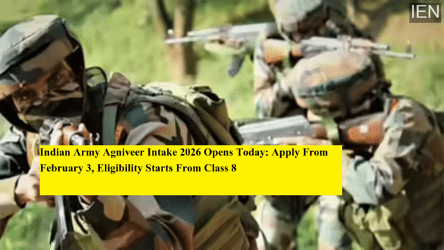 Indian Army Agniveer intake 2026 opens today: Apply from February 3 ...