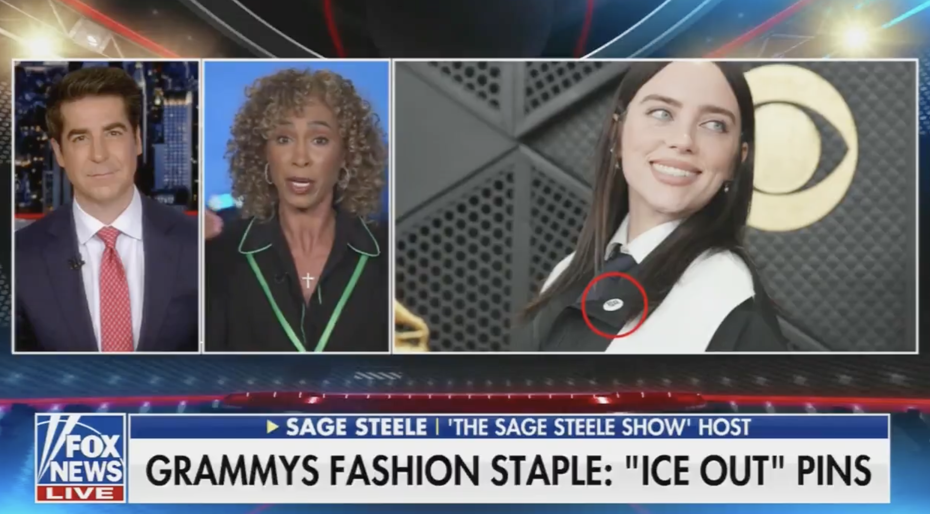 Former ESPN anchor calls out ICE protests at Grammys
