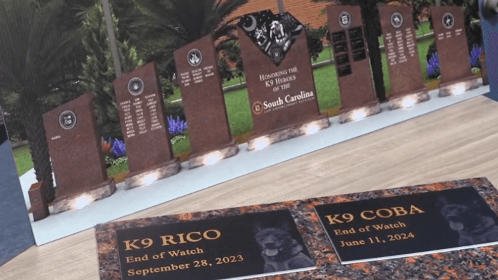 SLED raises donations to build memorial honoring fallen K-9s