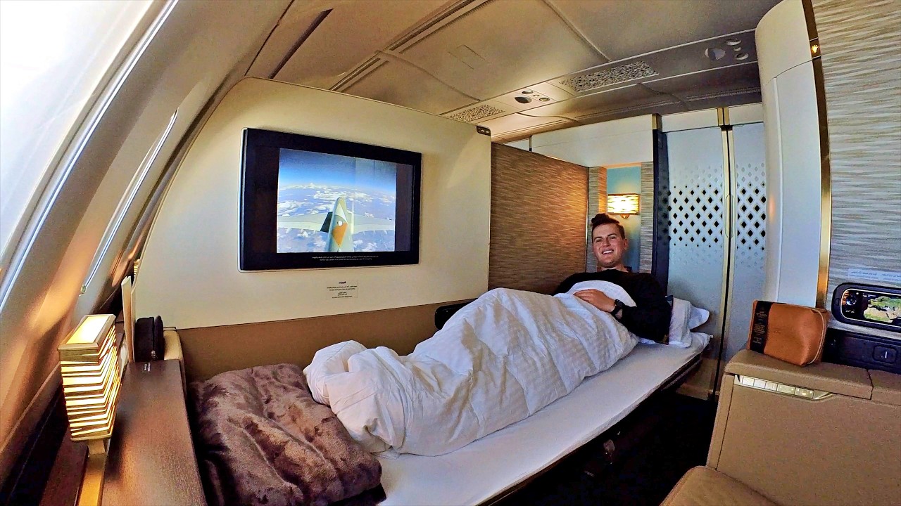 Inside Etihad's A380 first class apartment