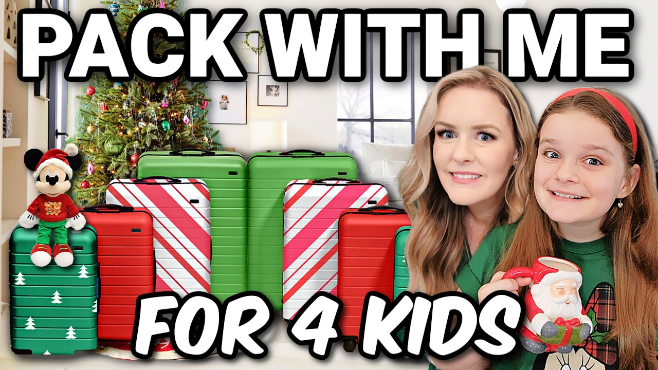 Pack with me: Christmas in Utah! Kids airplane snacks & activities