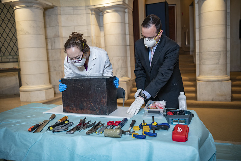 Time capsules opened after 100 years