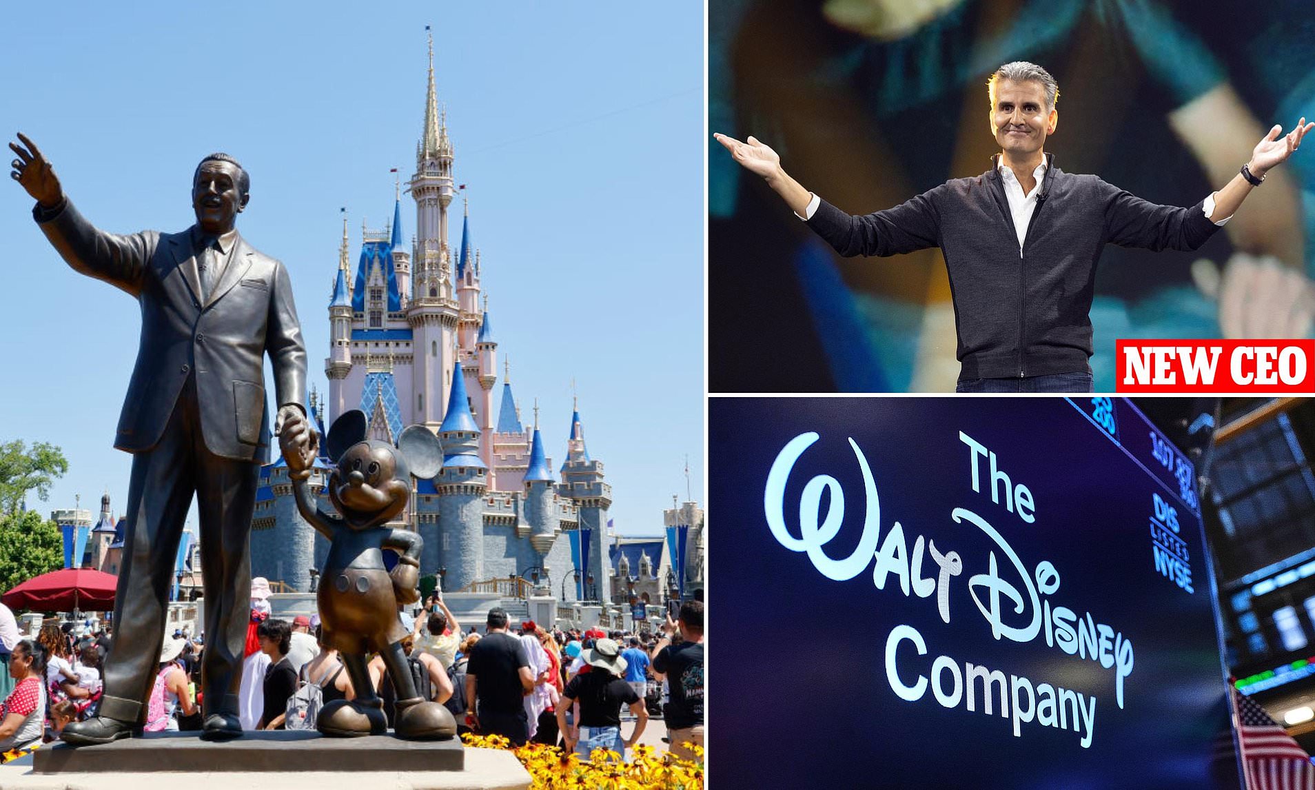Disney names new CEO - just the ninth person to run the entertainment ...