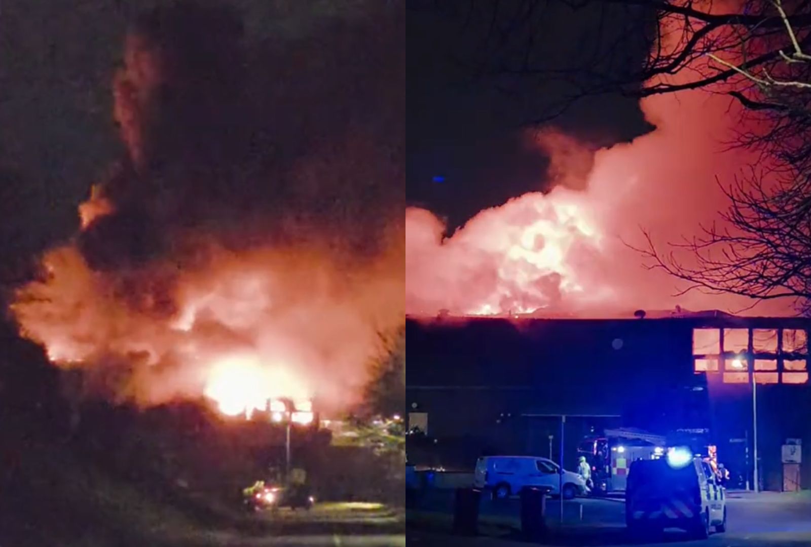 Irvine fire: Huge blaze at Celtic supporters club being treated as ...