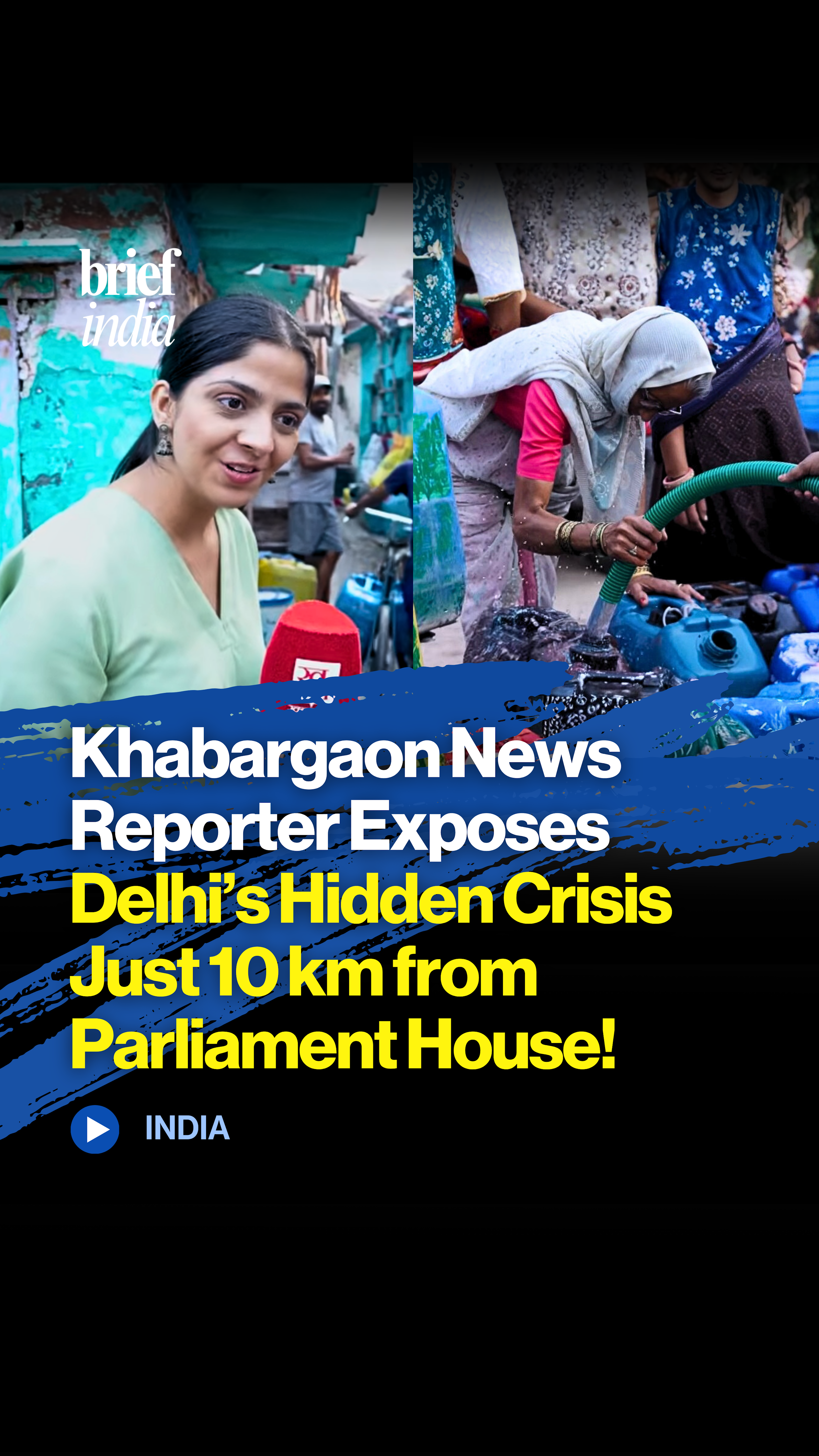 Just 10 km from Parliament: Ground report reveals harsh reality of ...
