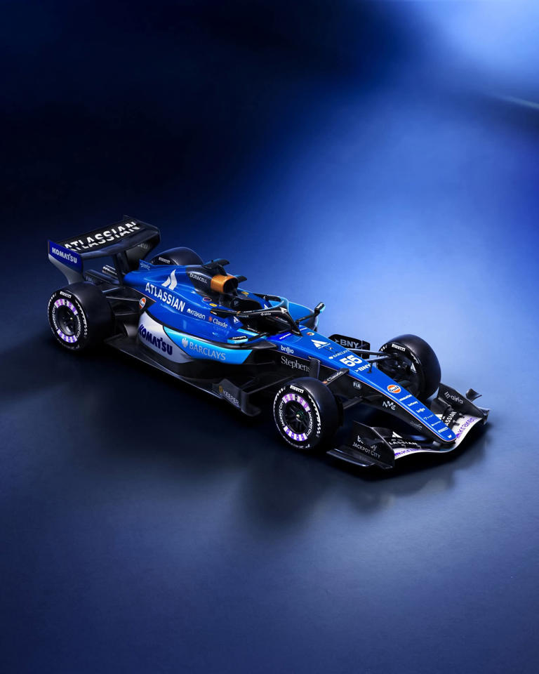 Atlassian Williams F1 Team reveals bold new racing livery for 2026