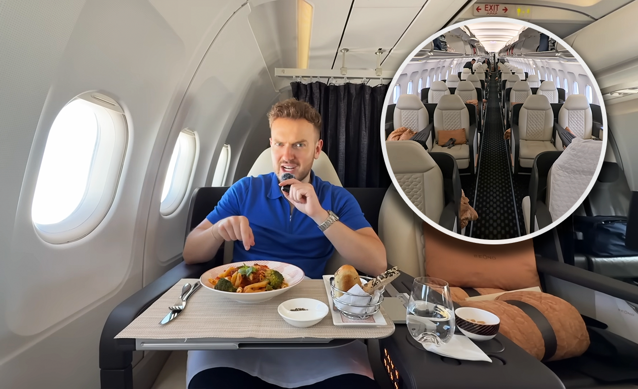 This airline has no economy class (100% business)