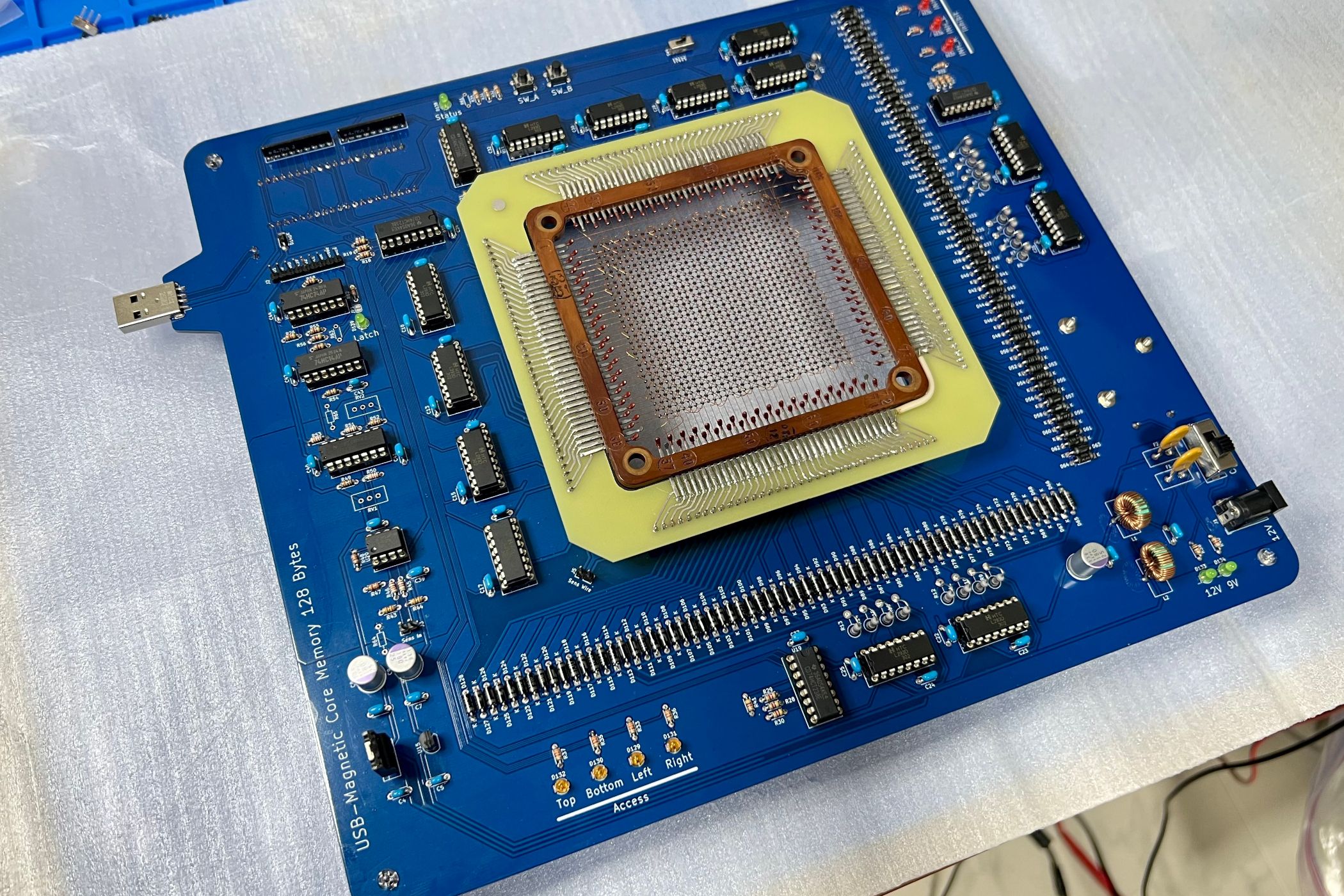 Someone made a USB stick using memory from the 70s, and it's as big as ...