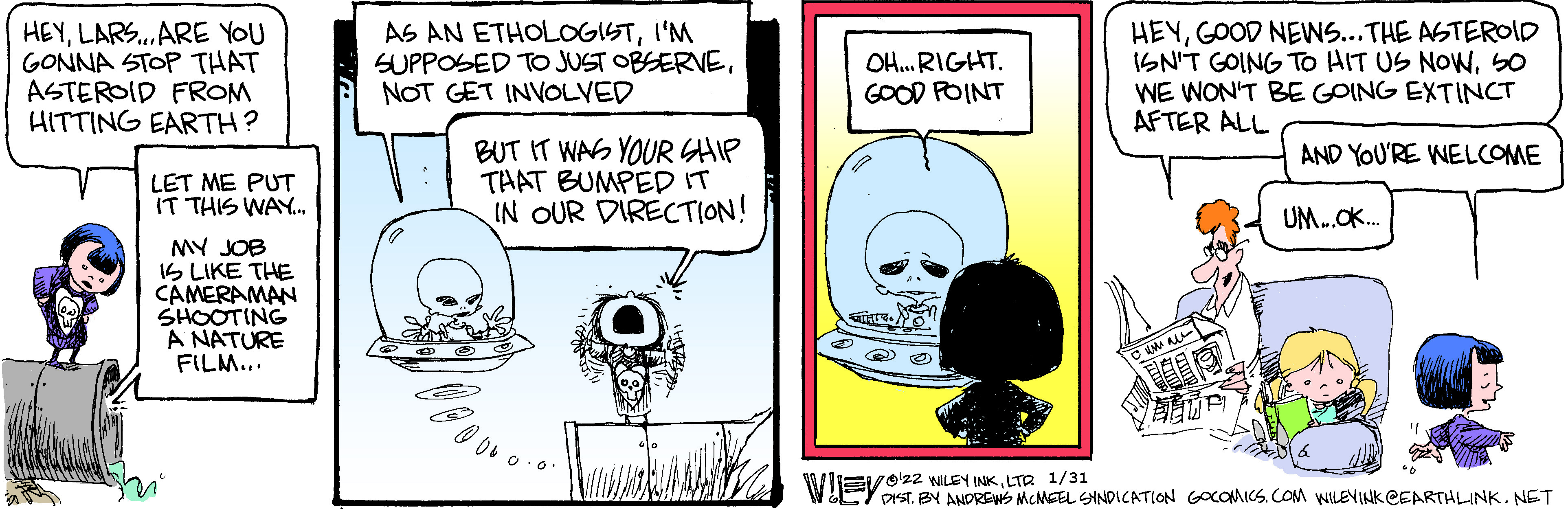 Non sequitur by Wiley Miller