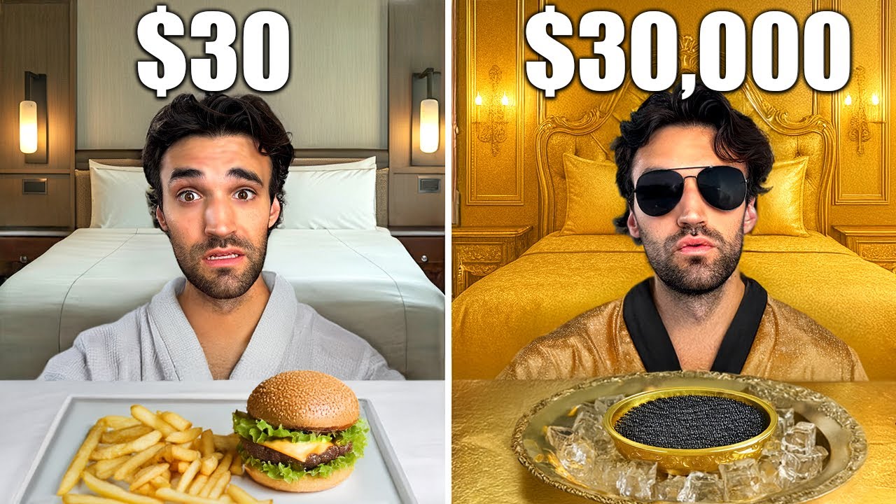 Testing 5-star hotels at $30, $300, $3,000 & $30,000