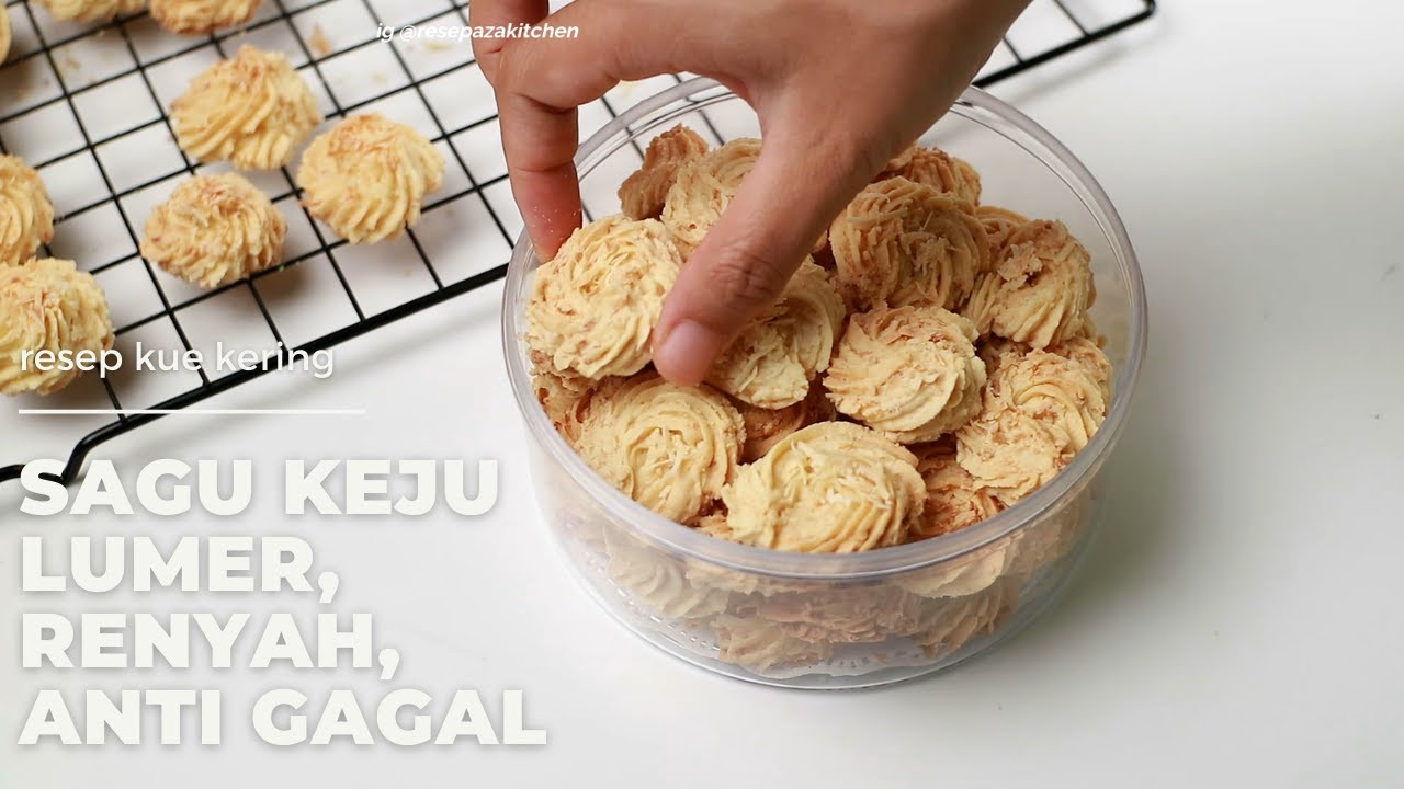 Resep sagu keju super renyah dan lumer, anti berantakan