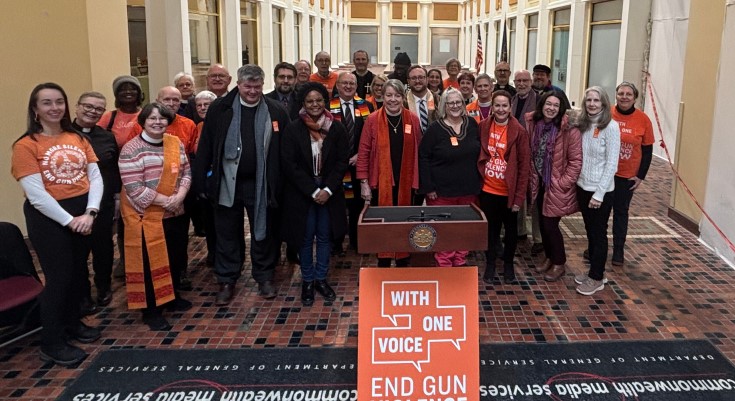 Faith leaders launch interfaith coalition, press lawmakers on gun violence
