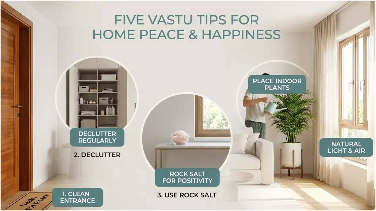 5 simple Vastu tips to remove negativity from your home