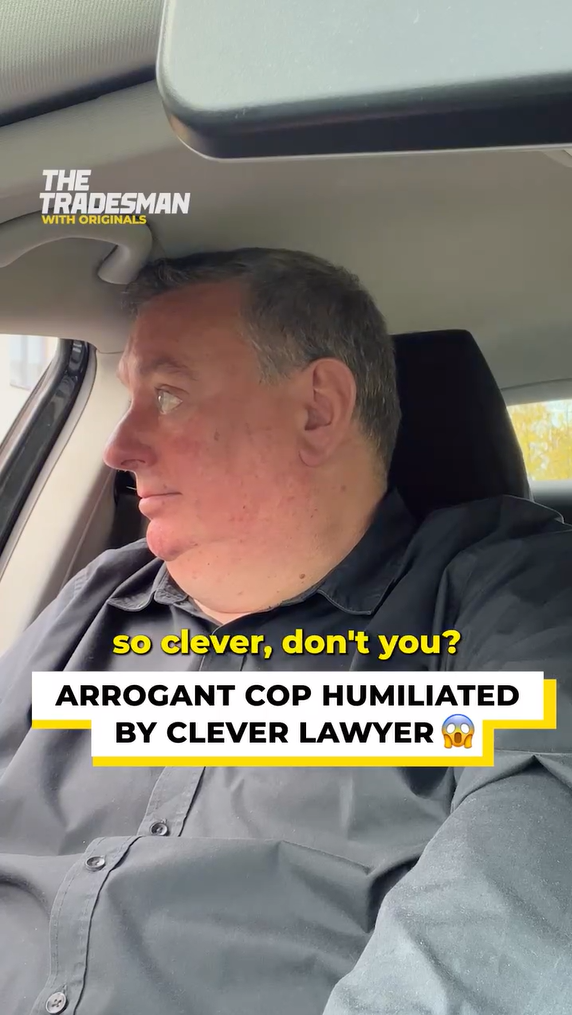 Arrogant cop humiliated by clever lawyer