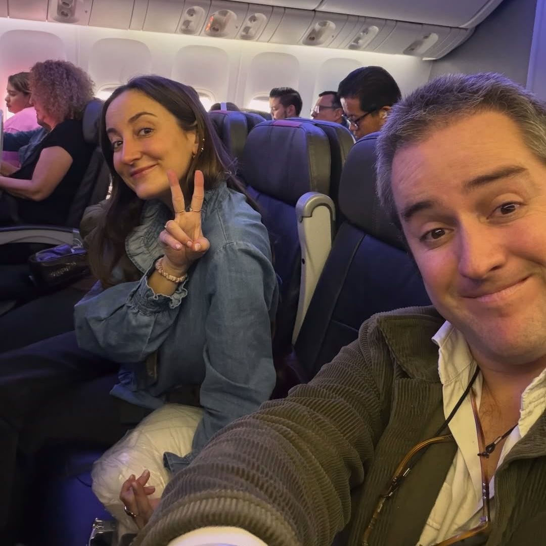 El viaje romántico de Lucía Pombo y su marido, Álvaro López Huerta ...