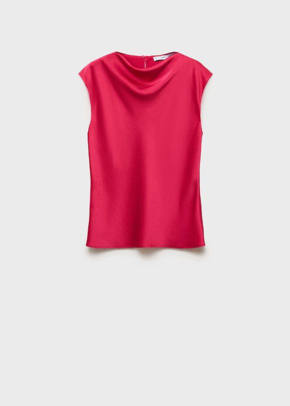 El color rojo escarlata se combina de esta manera para un look elegante ...
