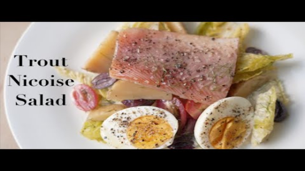 Trout Nicoise salad: Elegant summer fish & greens