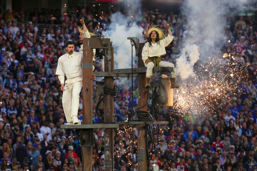 Bad Bunny’s halftime show: Why did he perform on a utility pole?