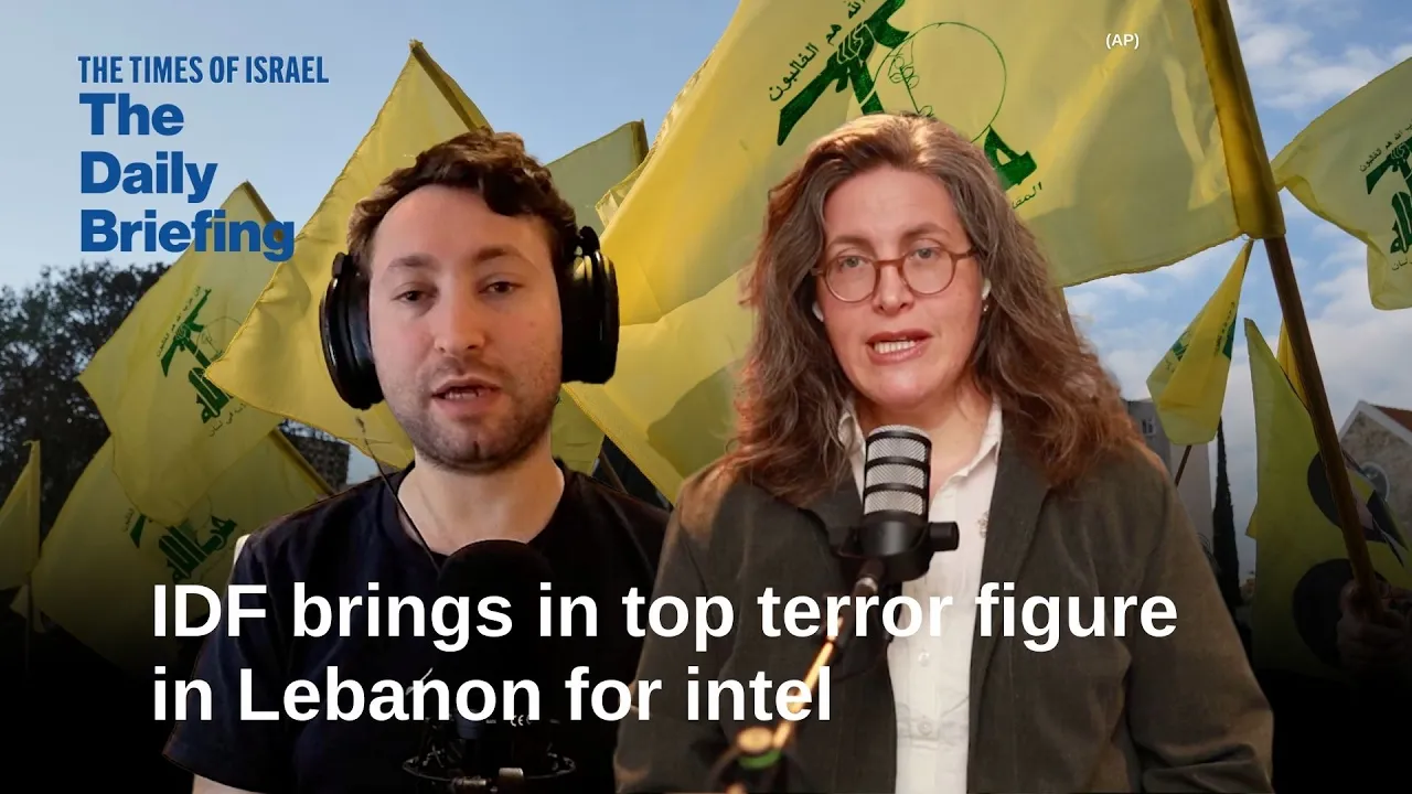 IDF brings in top terror figure in Lebanon for intel