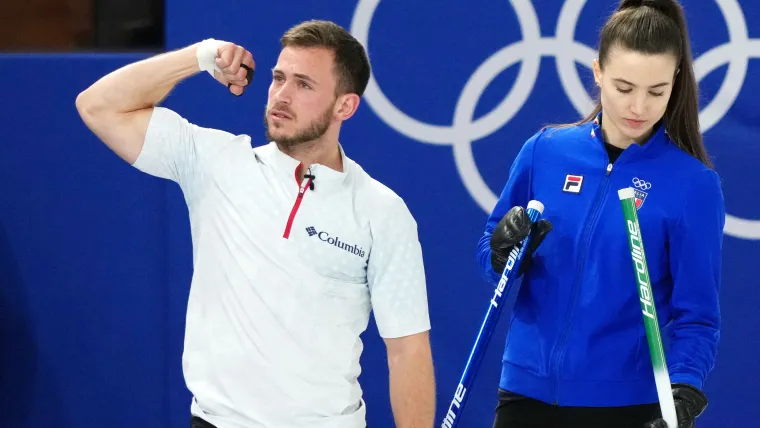 USA vs. Italy mixed doubles curling results: Americans advance to first ...