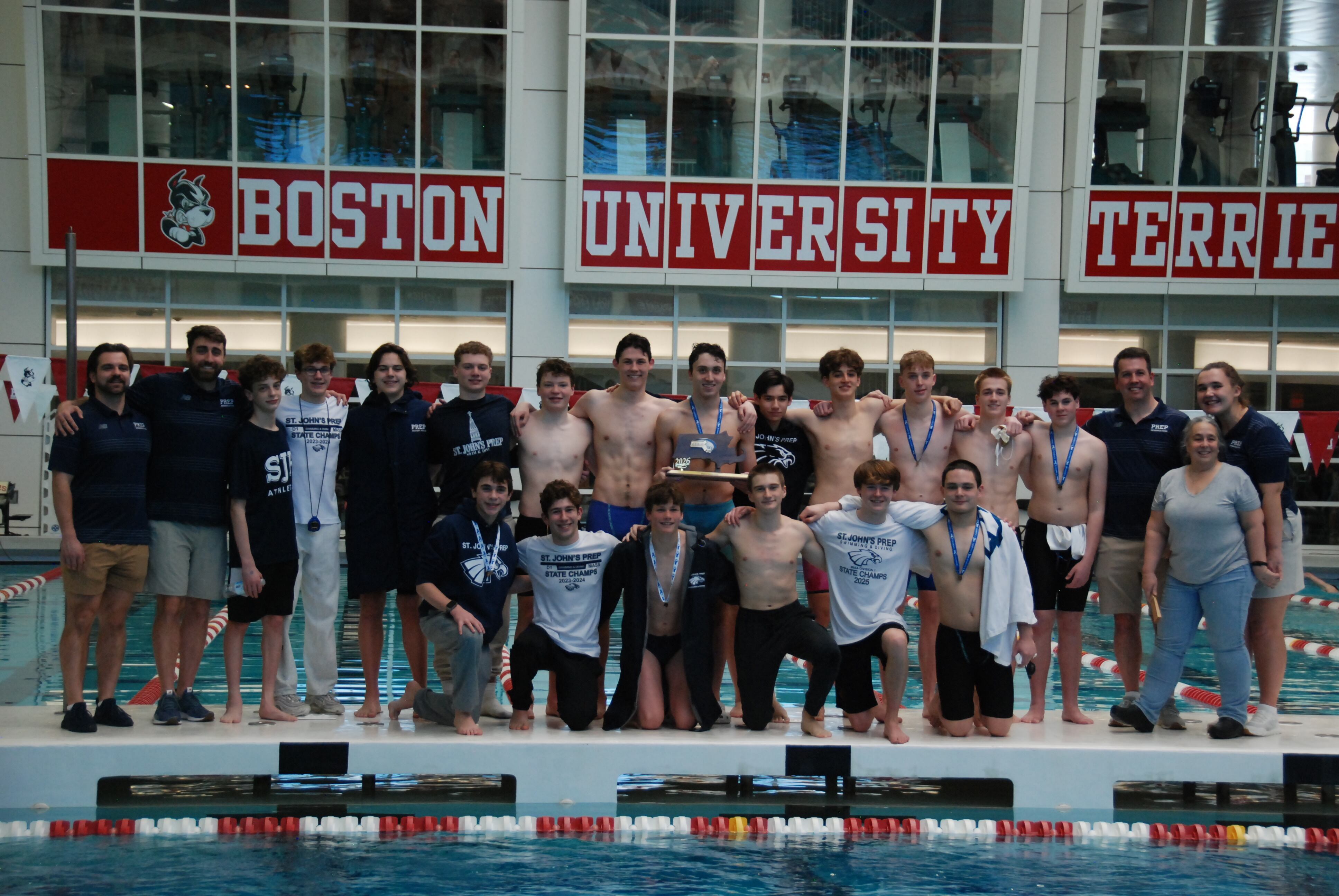 St. John’s Prep wins back-to-back North Sectional Swimming Championship ...