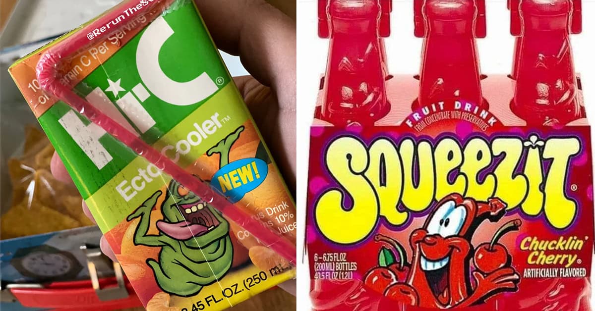 30 nostalgic drinks from the 80s and 90s that didn’t hydrate, they quenched