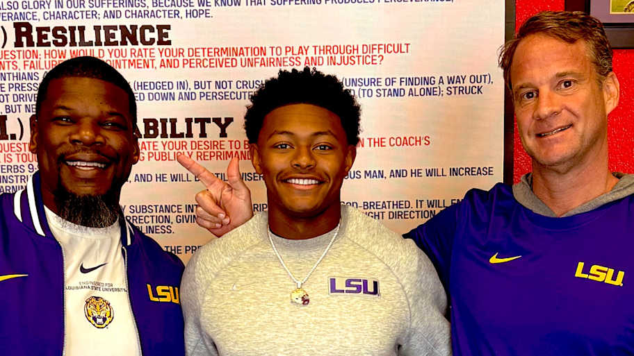 LSU football and Nebraska Cornhusker quarterback commits sit in rare ...