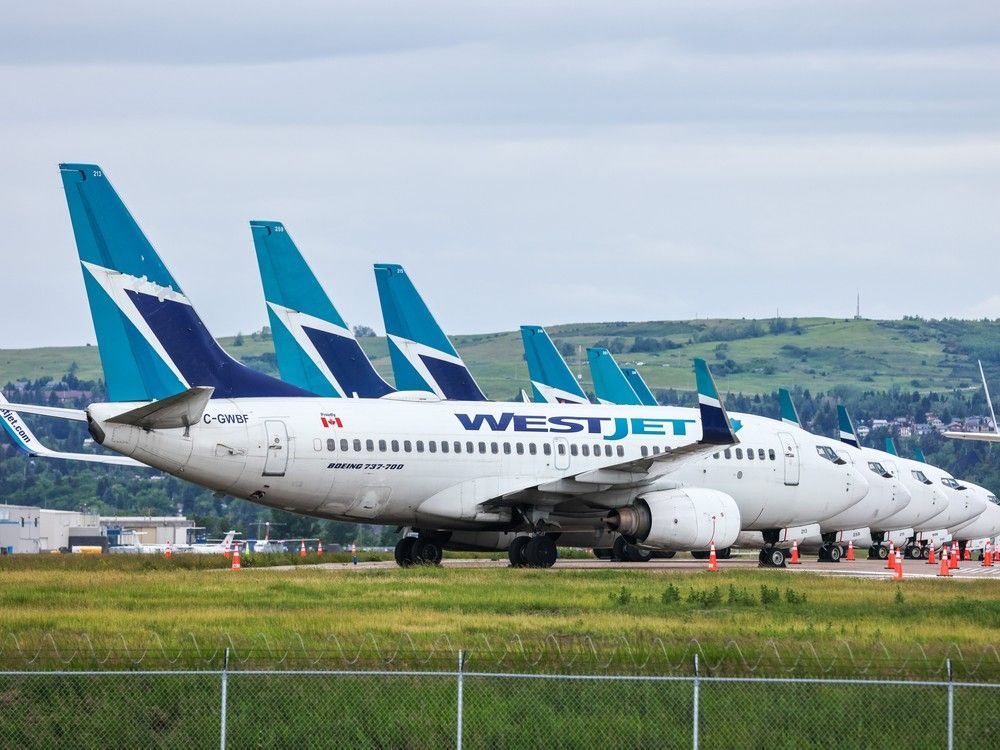 WestJet cuts service to 10 US cities as demand continues to drop