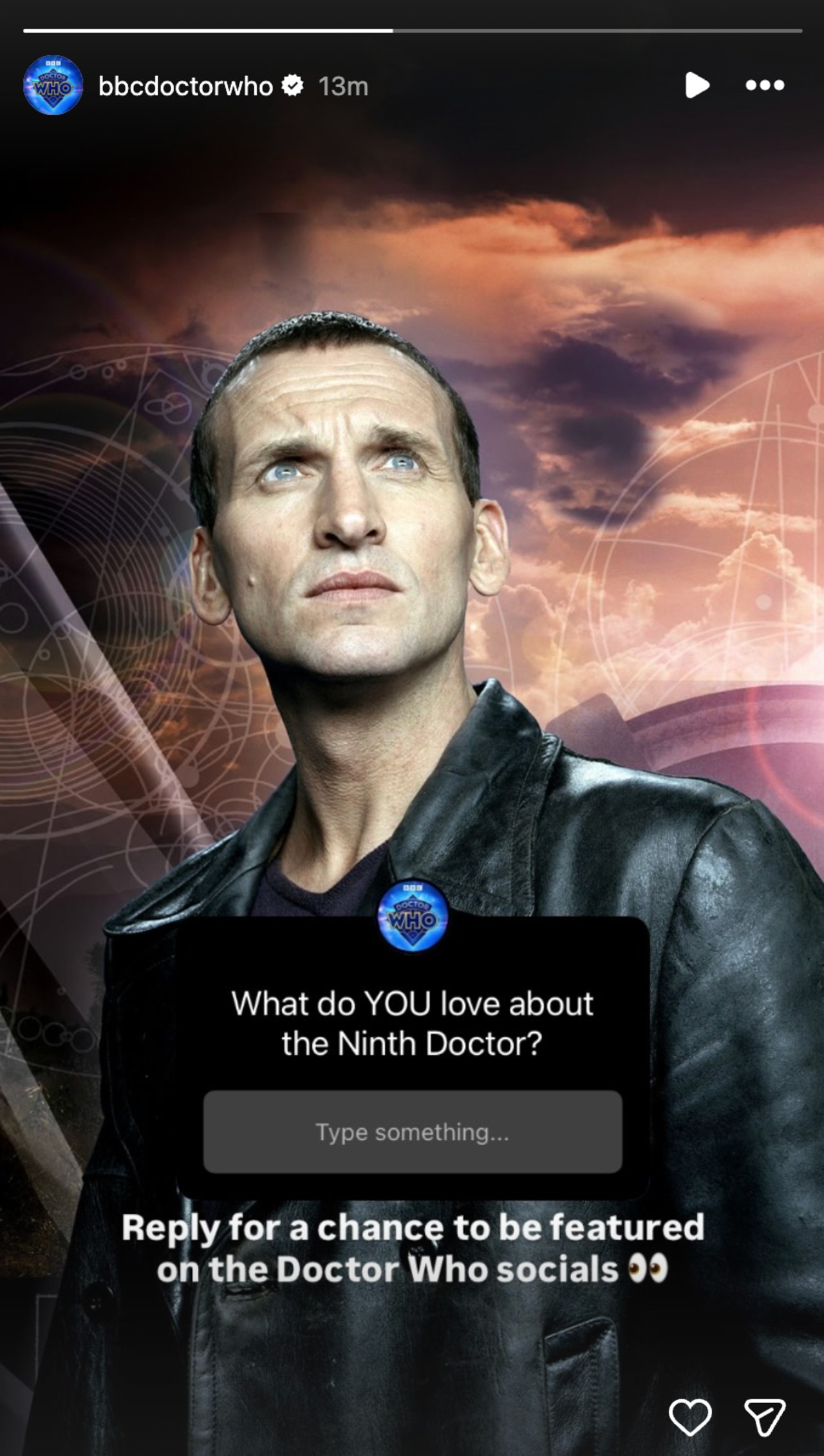 Doctor Who's recent mention of Christopher Eccleston already has my ...