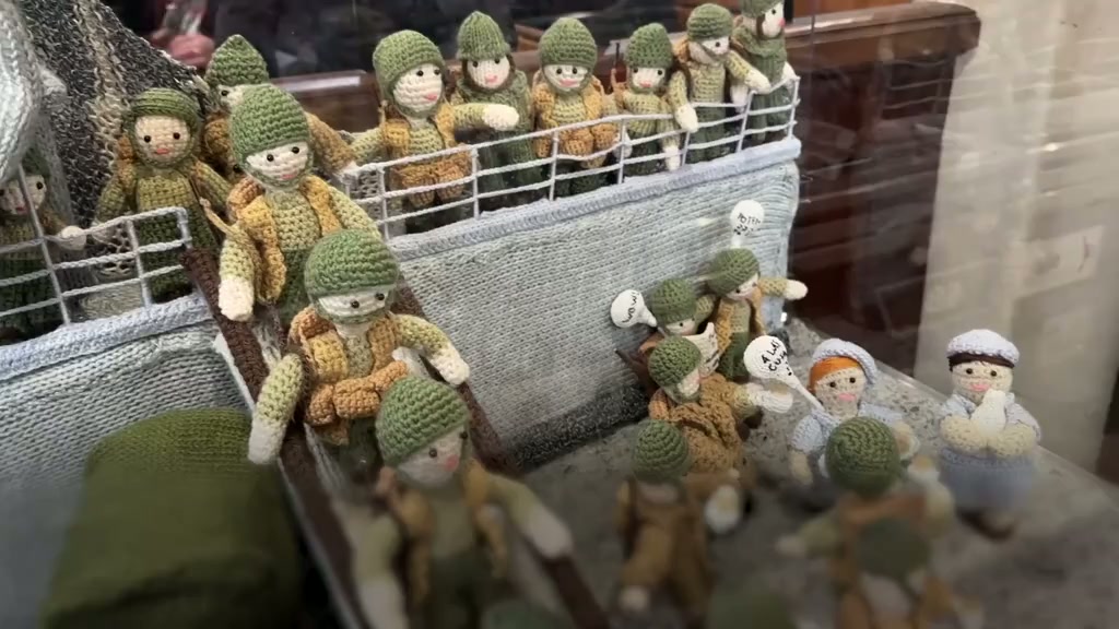 'Britain at war' knitted figures bring wartime stories to life in ...