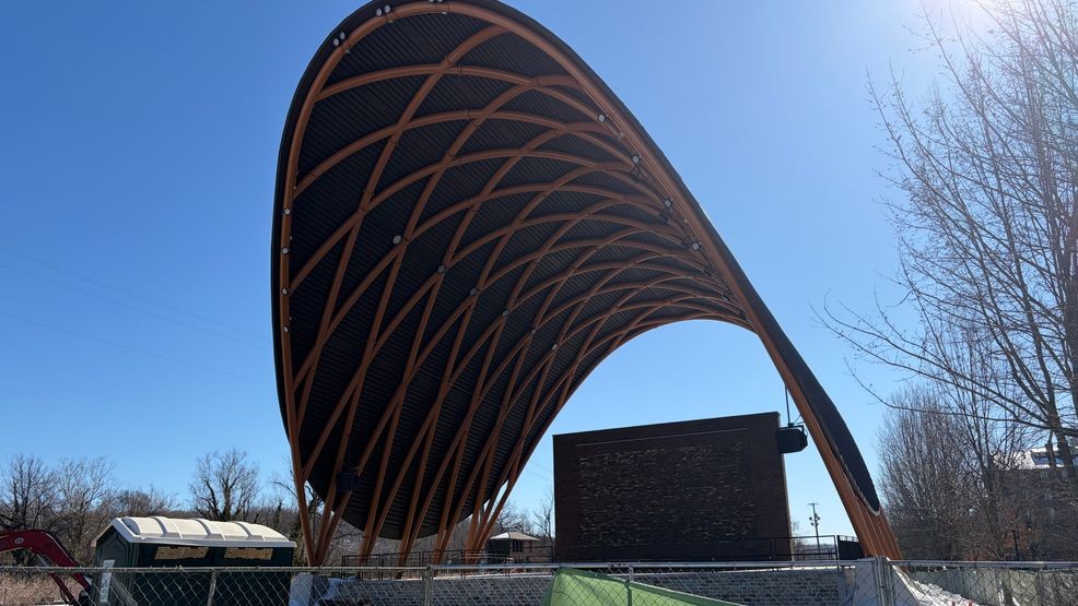 Riverfront Park amphitheater project ahead of schedule, nearing completion