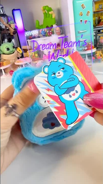 Grumpy Bear Real Littles backpack #asmr #carebears