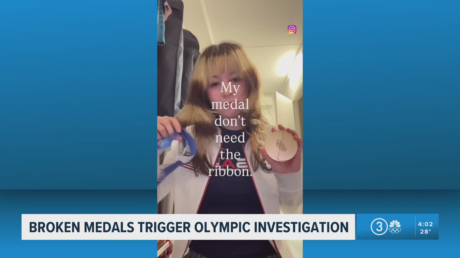 Olympic athletes’ medals break during celebrations triggering Olympic ...