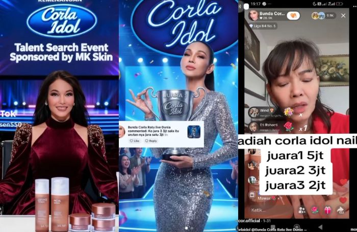 Profil Bunda Corla yang viral usai bikin lomba nyanyi 'Corla Idol' di ...