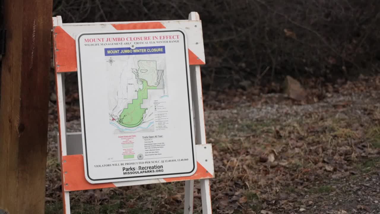 Missoula Parks & Recreation comments on Mount Jumbo’s winter closure