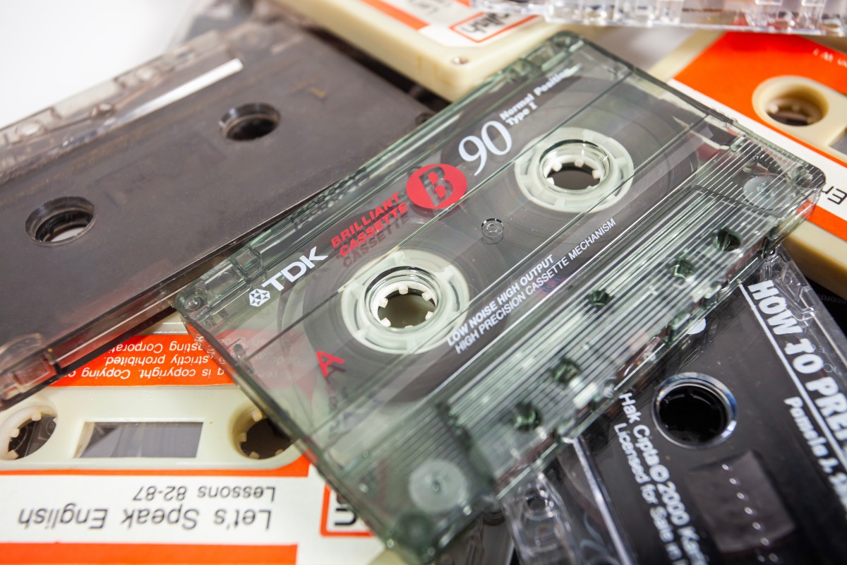 Transform old cassette tapes into a colorful DIY chandelier with this ...