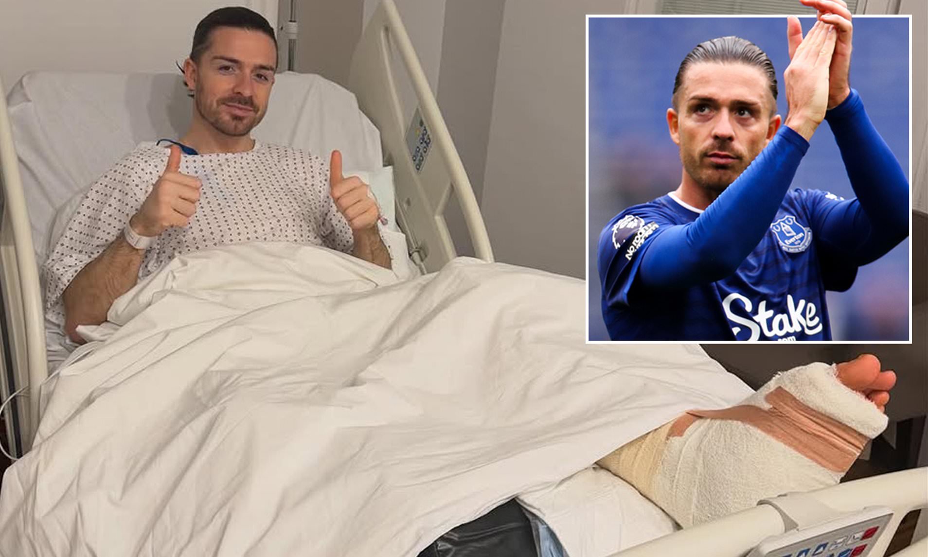 Jack Grealish shares message after surgery on injury that ended slim ...
