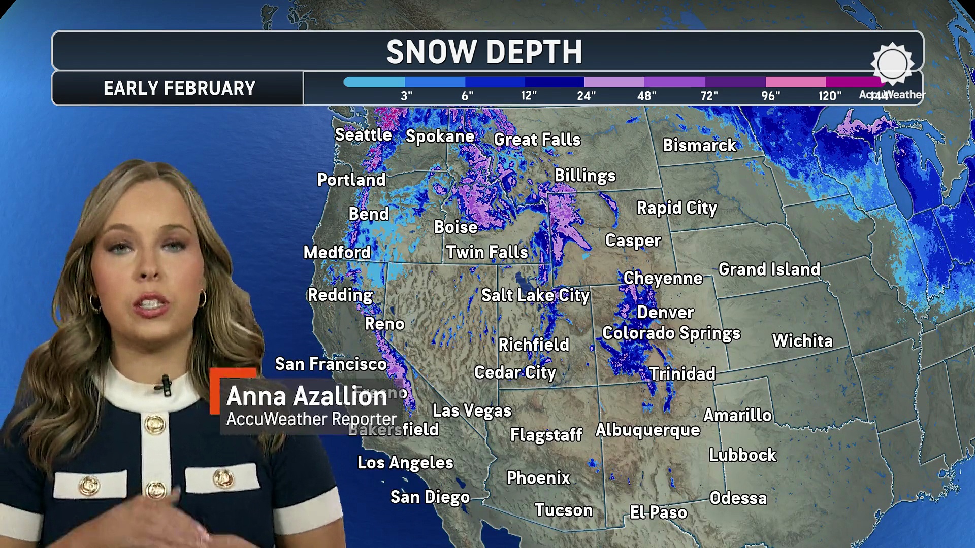 What's at risk with missing snow in the western US